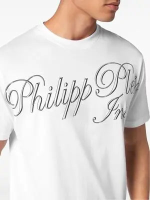 Philipp Plein Logo-print Cotton T-shirt - White
