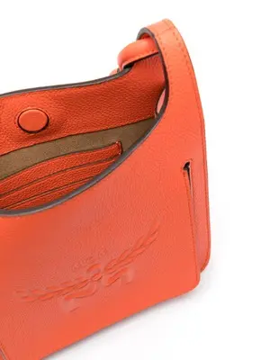 Mcm Himmel Mini Hobo Crossbody Bag - Orange
