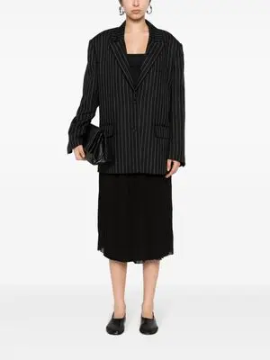 Fabiana Filippi Plissé Midi Skirt