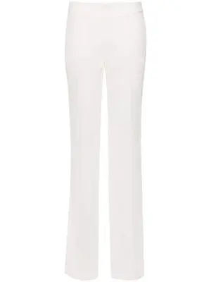 GENNY Pressed-crease Straight Leg Trousers