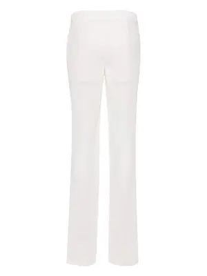 GENNY Pressed-crease Straight Leg Trousers