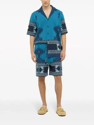 Alanui Icon Piquet Bermuda Shorts