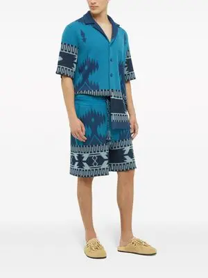 Alanui Icon Piquet Bermuda Shorts
