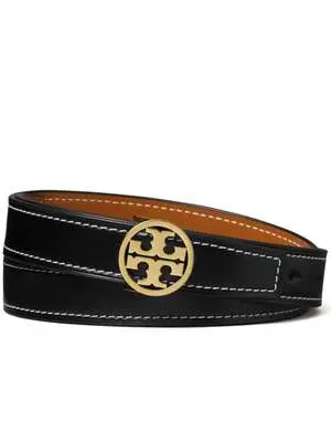 Tory Burch Miller Reversible Belt - Black