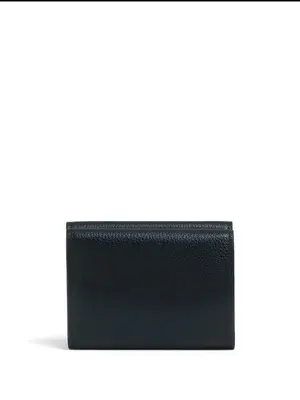 Marni Logo-embroidered Leather Wallet - Black