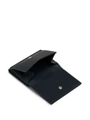 Marni Logo-embroidered Leather Wallet - Black
