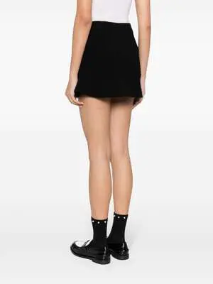 KIMHEKIM Peplum-hem Knit Miniskirt