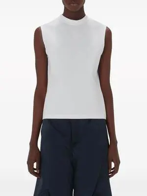 JW Anderson Logo-embroidered Tank Top - White