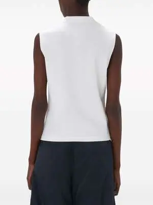 JW Anderson Logo-embroidered Tank Top - White