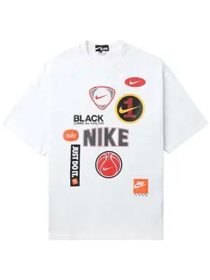 Comme Des Garçons X Nike Logo-print T-shirt - White
