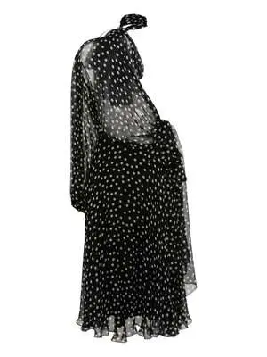 Dolce & Gabbana Polka-dot Chiffon Midi Dress
