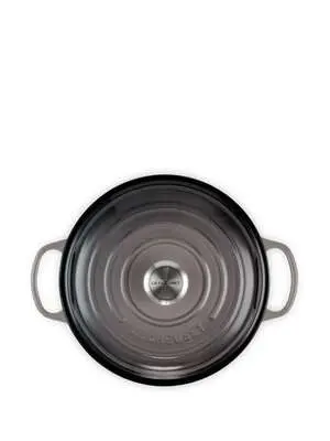 LE CREUSET Shallow Cast Iron Casserole Dish - Grey