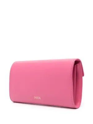 PATOU Chain-link Leather Clutch
