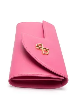 PATOU Chain-link Leather Clutch