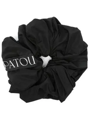 PATOU Faille Scrunchie - Black