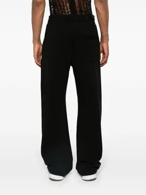 Amiri Flocked-logo Cotton Track Pants