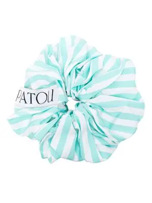 PATOU Large Cotton Scrunchie - Green