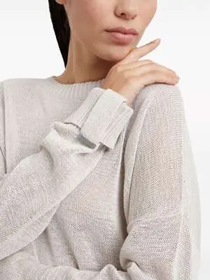 Brunello Cucinelli Open-knit Cotton Jumper