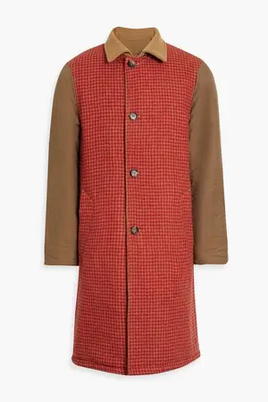 Marni Reversible Checked Wool-blend Coat