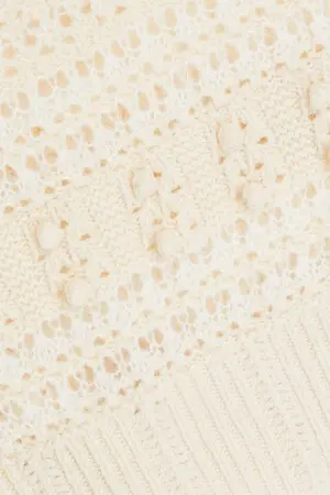 Rag & Bone Pointelle-knit Wool-blend Sweater