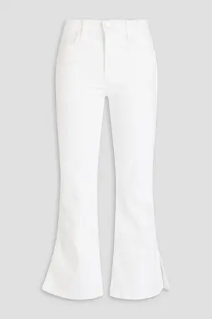 Women's White Bell Bottom Jeans