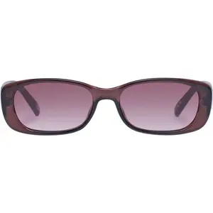 Le Specs Le Specs Unreal Rectangular Sunglasses Chocolate