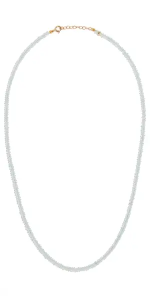Jia Jia March Beaded Necklace - Aquamarine