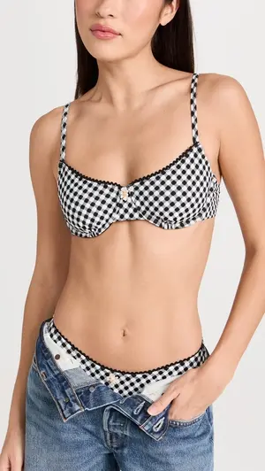 Solid & Striped The Daphne Gingham Top