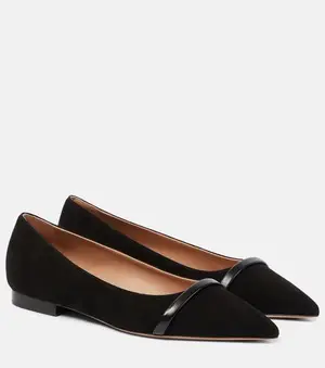 MALONE SOULIERS Jhene Leather Ballet Flats