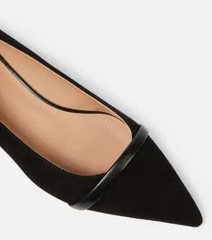 MALONE SOULIERS Jhene Leather Ballet Flats