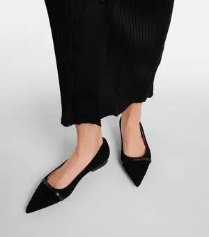 MALONE SOULIERS Jhene Leather Ballet Flats