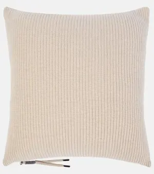 Brunello Cucinelli Cashmere Cushion - Brown