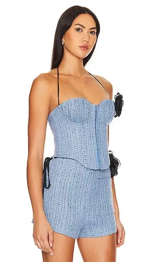LOVERS AND FRIENDS Domino Bustier Top