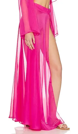 SHANI SHEMER Alaia Maxi Slit Skirt