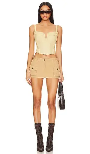 Superdown Beatrix Cargo Skort - Khaki
