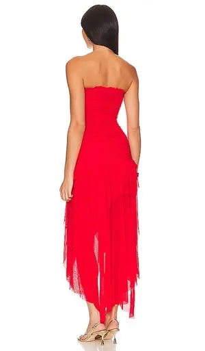 GUIZIO Lyla Twist Dress - Poppy