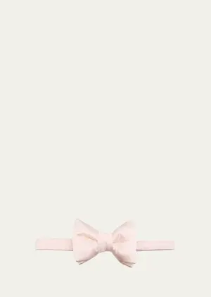 TOM FORD Silk-cotton Pre-tied Bow Tie - Cream
