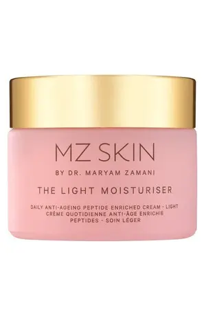 MZ SKIN Light Moisturiser Daily Anti-aging Peptide Rich Cream - No Color