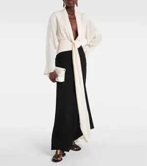 Victoria Beckham Leather Thong Sandals