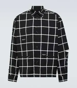 Undercover Printed Wool-blend Overshirt