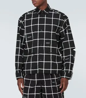Undercover Printed Wool-blend Overshirt