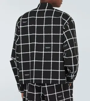 Undercover Printed Wool-blend Overshirt