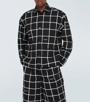 Undercover Printed Wool-blend Overshirt