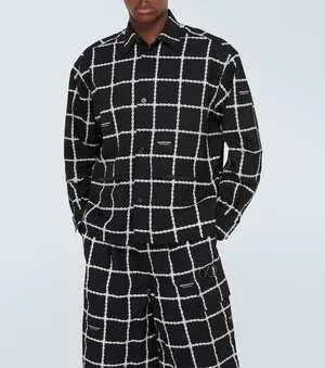 Undercover Printed Wool-blend Overshirt