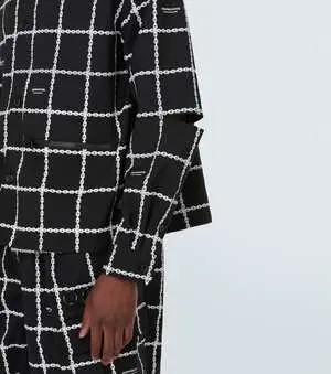 Undercover Printed Wool-blend Overshirt