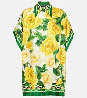 Dolce & Gabbana Floral Silk Blouse