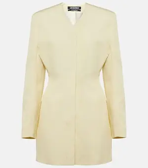 Jacquemus La Robe Cubo Minidress - Yellow