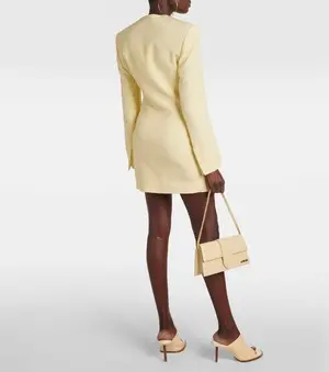 Jacquemus La Robe Cubo Minidress - Yellow