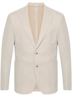 MANUEL RITZ Honeycomb Single-breasted Blazer