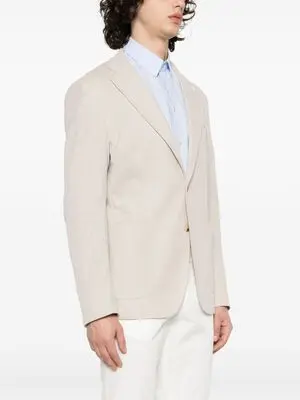 MANUEL RITZ Honeycomb Single-breasted Blazer